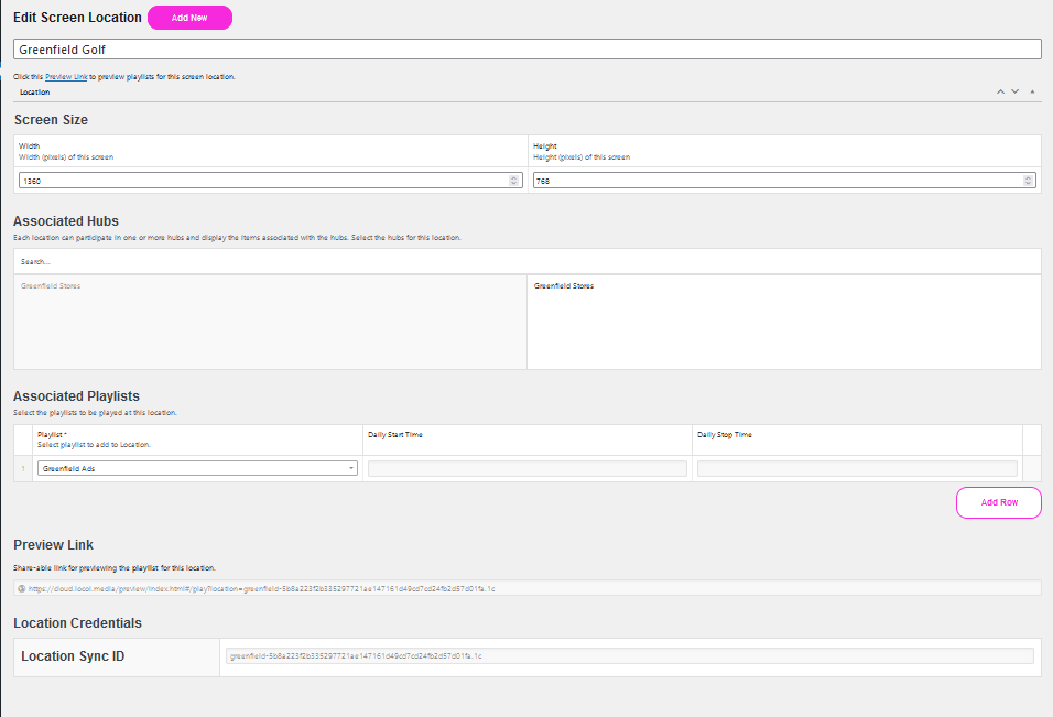 Using the Screen Locations Menu – Locol Knowledge Base